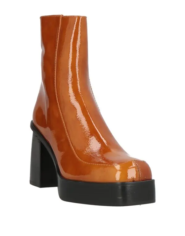 CastaÑer Tan Leather Ankle Boots