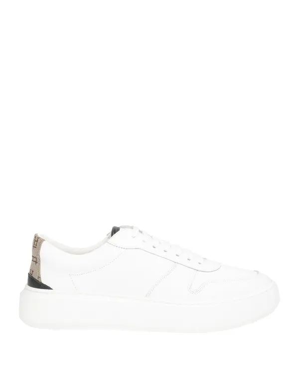 Herno Leather And Textile Fibers Low-top Sneakers - White