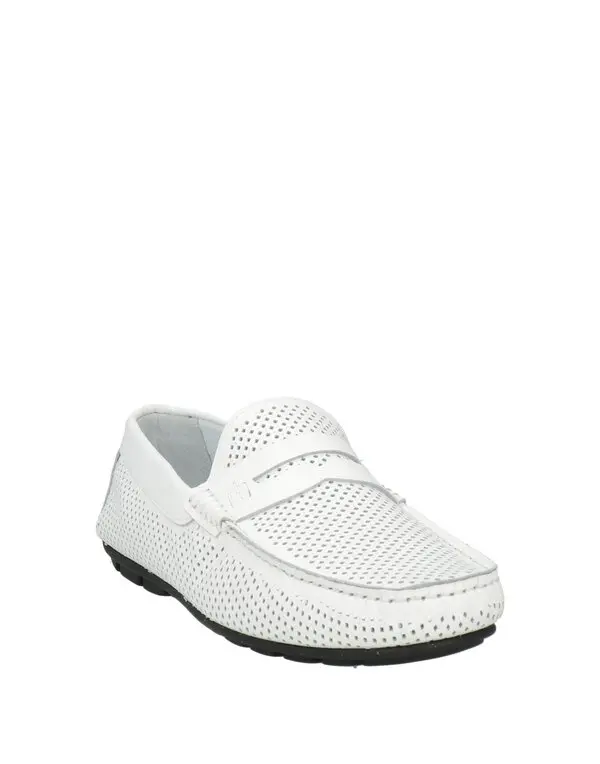 BALDININI Leather Perforated Loafers