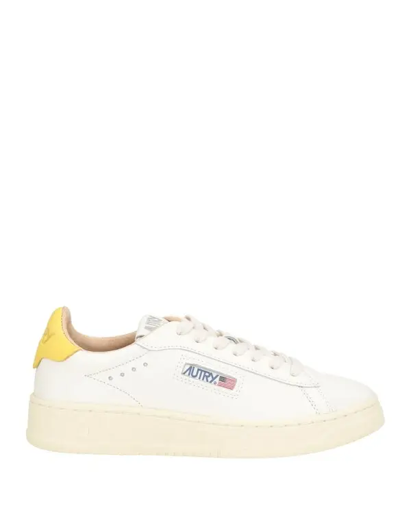 AUTRY Leather Low-top Sneakers - Ivory