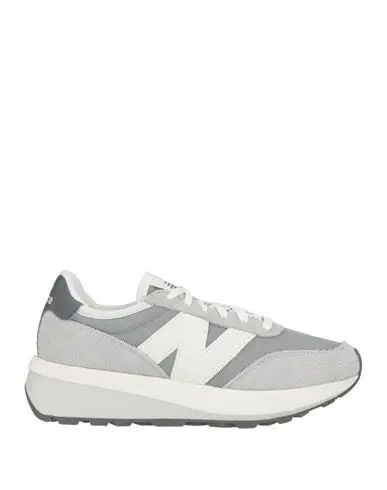 NEW BALANCE 370a Sneakers Size Leather, Textile Fibers - Grey