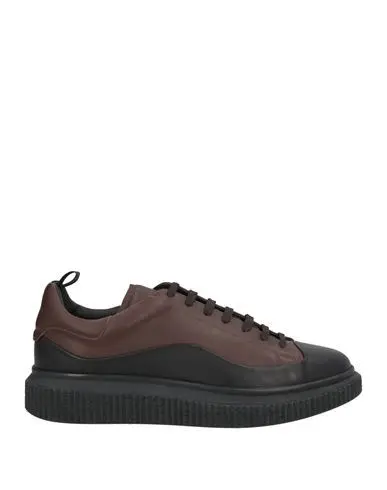 Officine Creative Leather Low-top Two-tone Sneakers - Brown