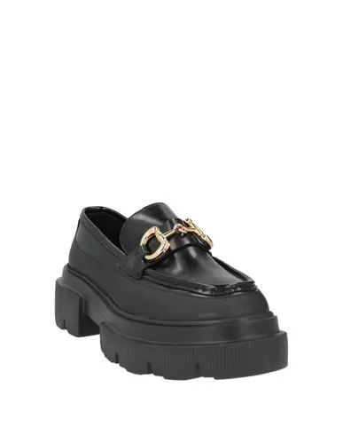TOSCA BLU Chunky Glossed Leather Loafers With Appliqués