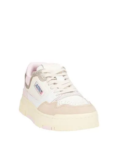 AUTRY Sneakers In Leather And Textile Fibers - Ivory