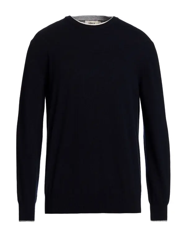 Altea Virgin Wool Crewneck Sweater - Blue