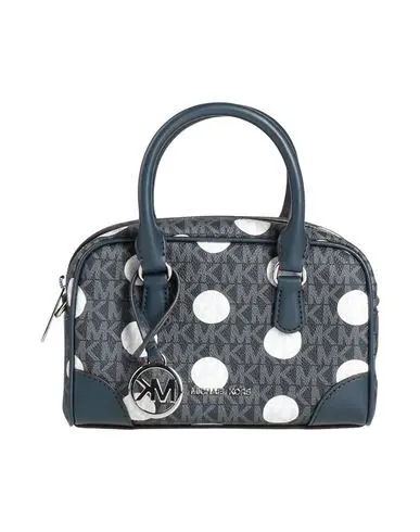Michael Kors Polka Dot Monogram Bowler Bag - Blue