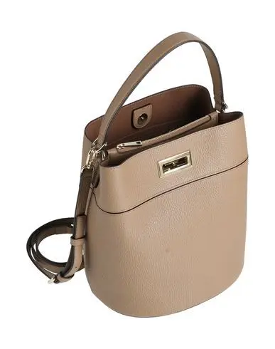 Furla Leather Bucket Bag With Twist-lock Fastening