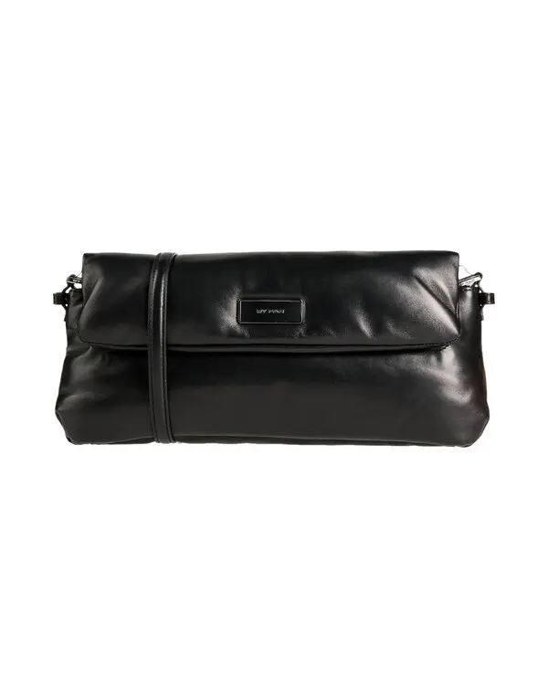 By Far Lambskin Leather Crossbody Bag With Flap