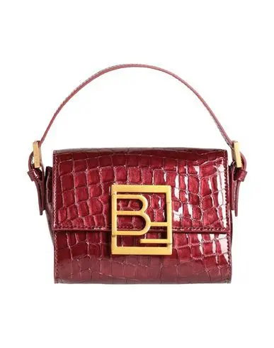 By Far Handbag Burgundy Cow Leather - Red