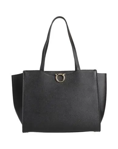 FERRAGAMO Leather Tote - Black