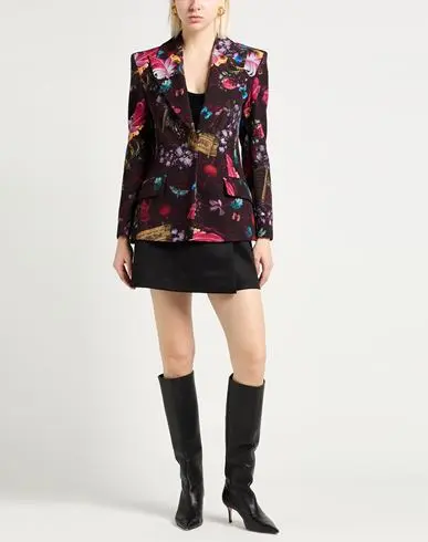 Versace Blazer Size Polyester, Elastane