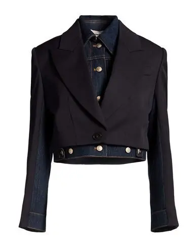 Alexander McQueen Jacket Midnight Size Wool, Cotton
