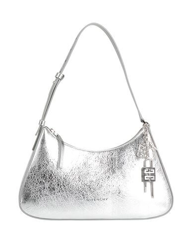 Givenchy Hobo Bag In Metallic Calfskin - Silver