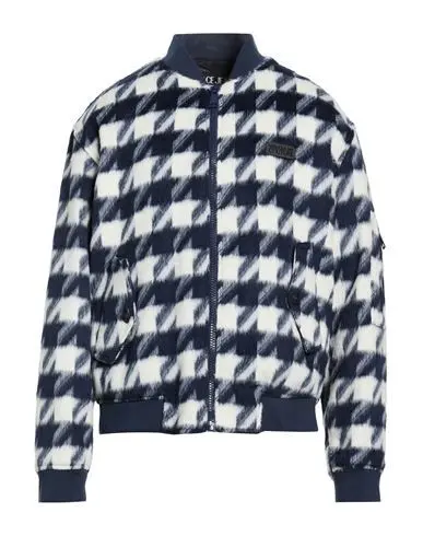 Versace Jacket Size Acrylic, Polyester, Wool, Cotton, Viscose - Blue