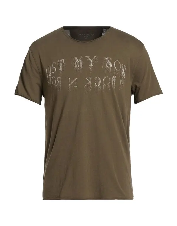 John Varvatos T-shirt Size Organic Cotton - Green