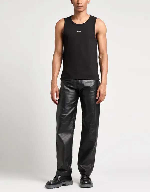 Hugo Tank Top Size Cotton, Elastane - Black