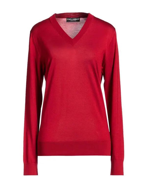 Dolce & Gabbana Silk V-neck Sweater