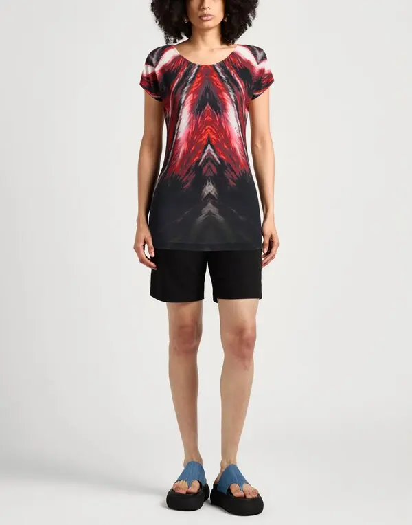 Byblos Printed Viscose And Elastane T-shirt