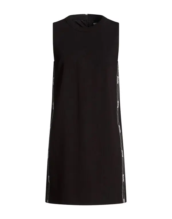 Versace Sleeveless Mini Dress With Side Seam Stripes