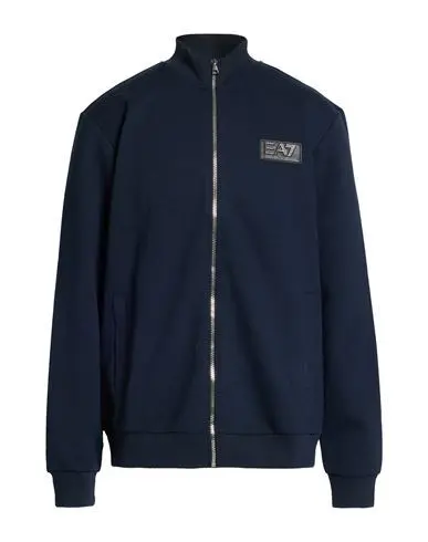 EA7 Sweatshirt Midnight Size Polyester, Cotton