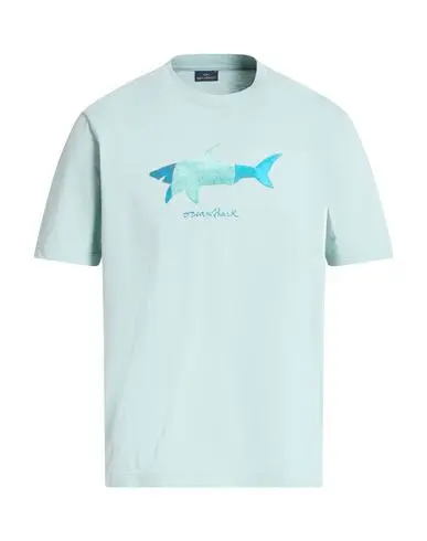 Paul & Shark T-shirt Turquoise Size Cotton - Blue