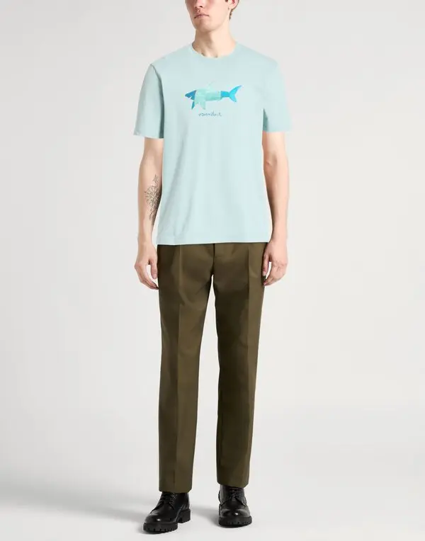 Paul & Shark T-shirt Turquoise Size Cotton