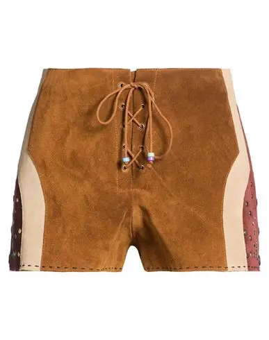 ARIZONA LOVE Shorts & Bermuda Shorts Size Cow Leather - Camel