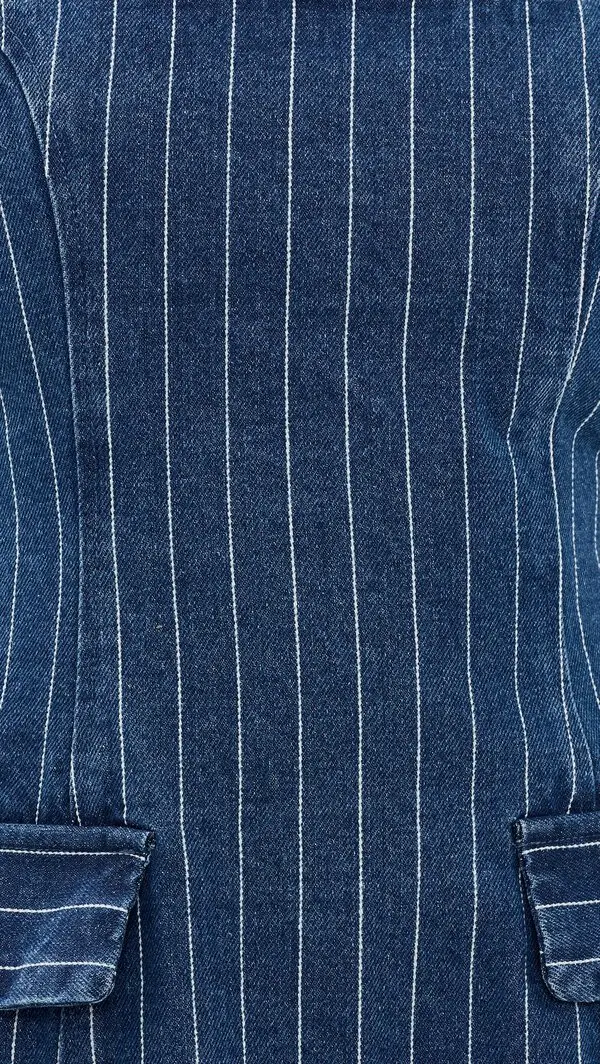 Line & Dot Monah Denim Mini Dress
