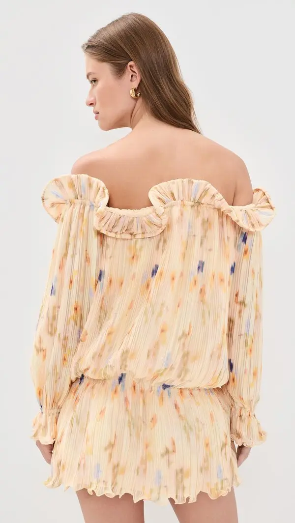 Line & Dot Potpourri Mini Dress