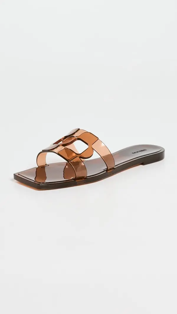 Simkhai Monogram Jelly Flat Slides