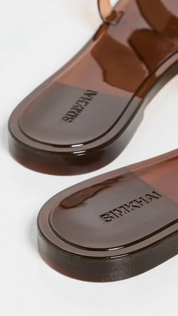 Simkhai Monogram Jelly Flat Slides
