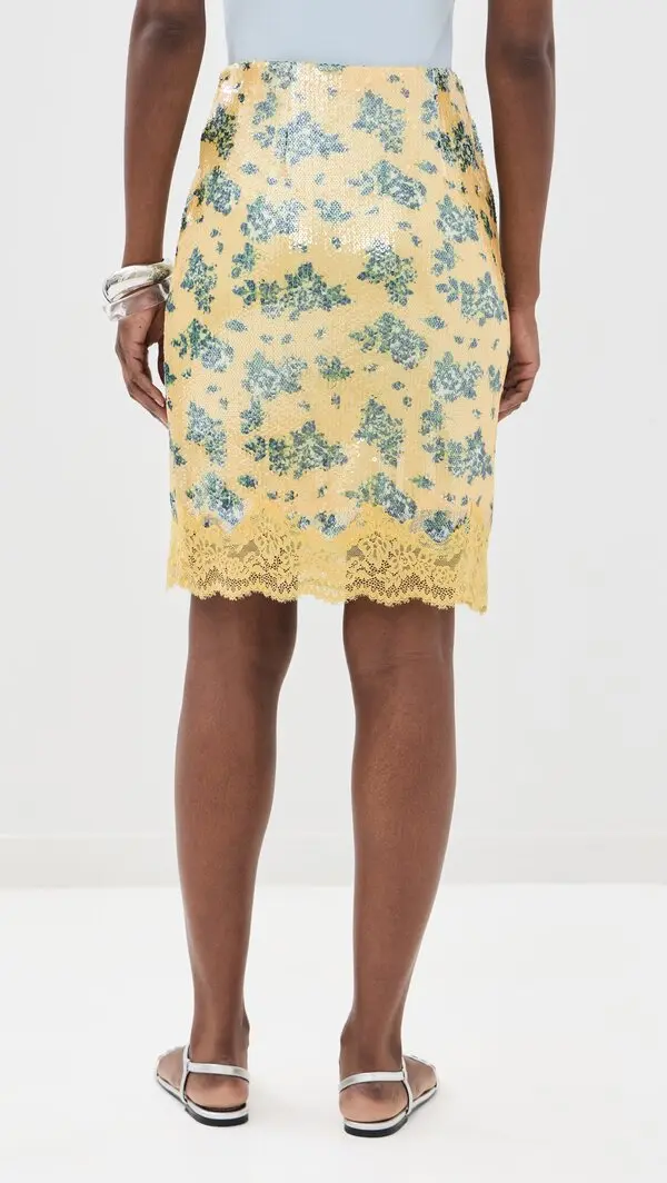 Endless Rose Sequin Printed Skirt
