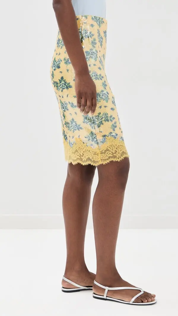 Endless Rose Sequin Printed Skirt