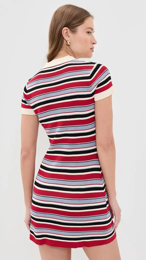 ROWING BLAZERS Knit Polo Mini Dress
