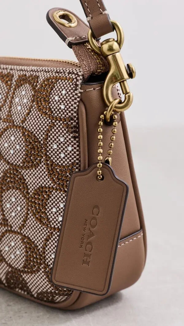 COACH Crystal Signature Jacquard Plaza Bag