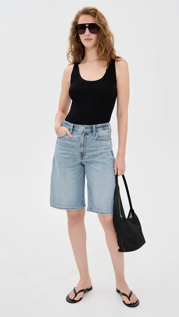 Renggli Scoop Neck Rib Tank - Ink