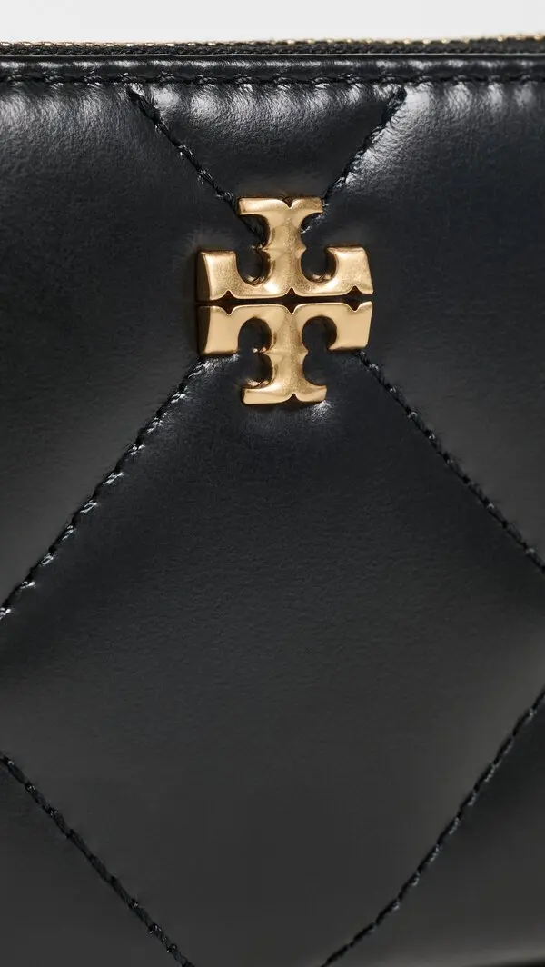 Tory Burch Kira Diamond Quilt Small Zip Around Wallet
