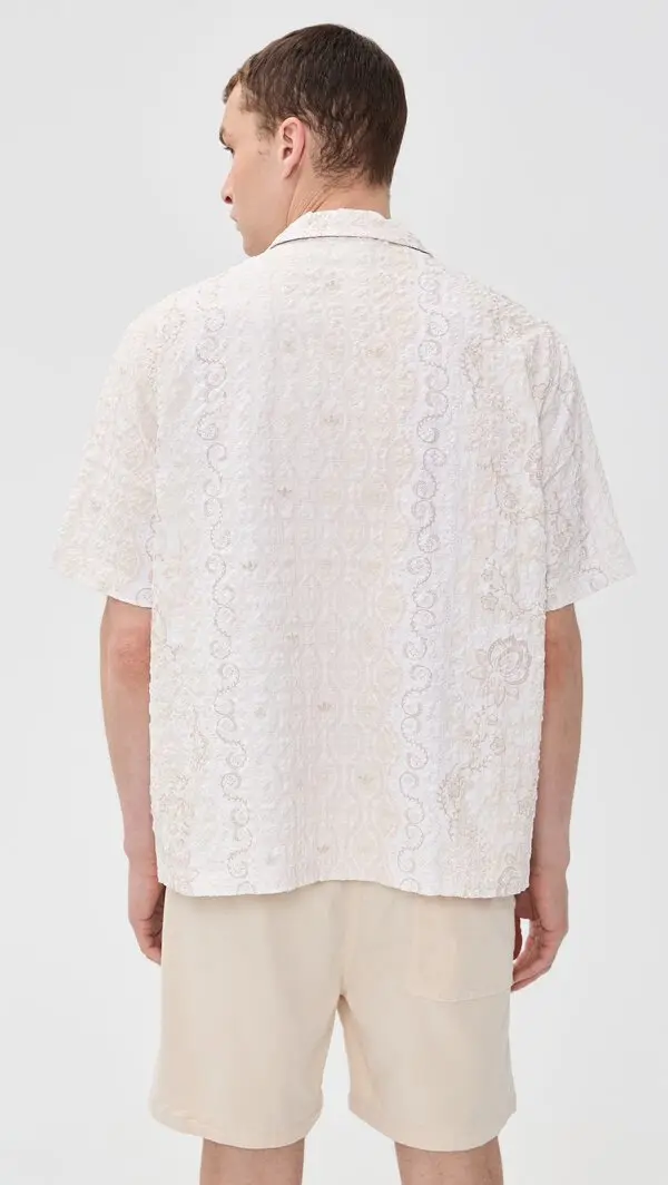 Adidas Printed Seersucker Resort Shirt