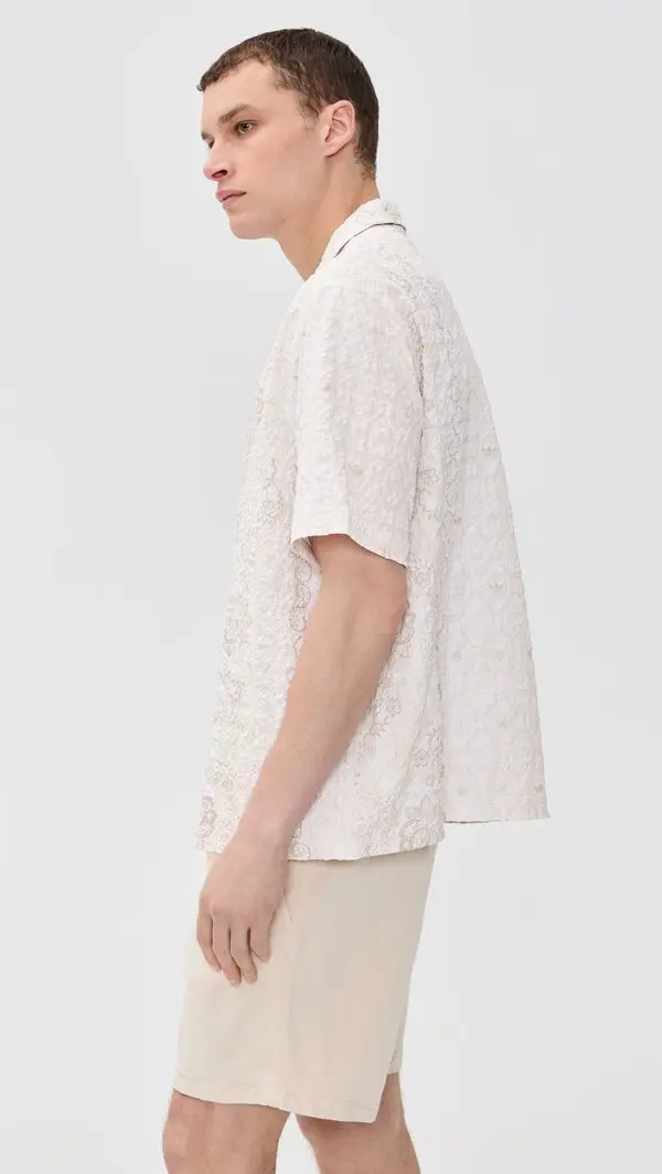 Adidas Printed Seersucker Resort Shirt