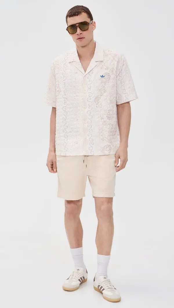 Adidas Printed Seersucker Resort Shirt