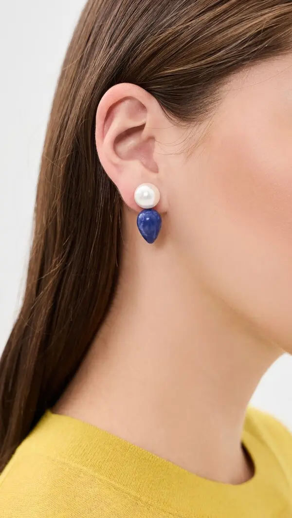 Lele Sadoughi Double Drop Vessel Earring