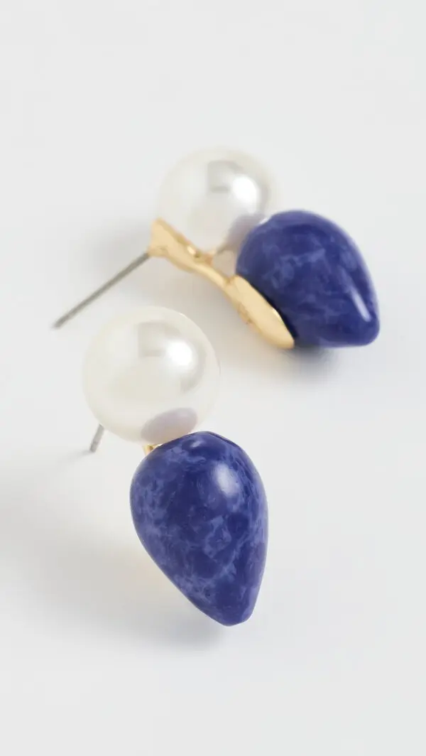 Lele Sadoughi Double Drop Vessel Earring