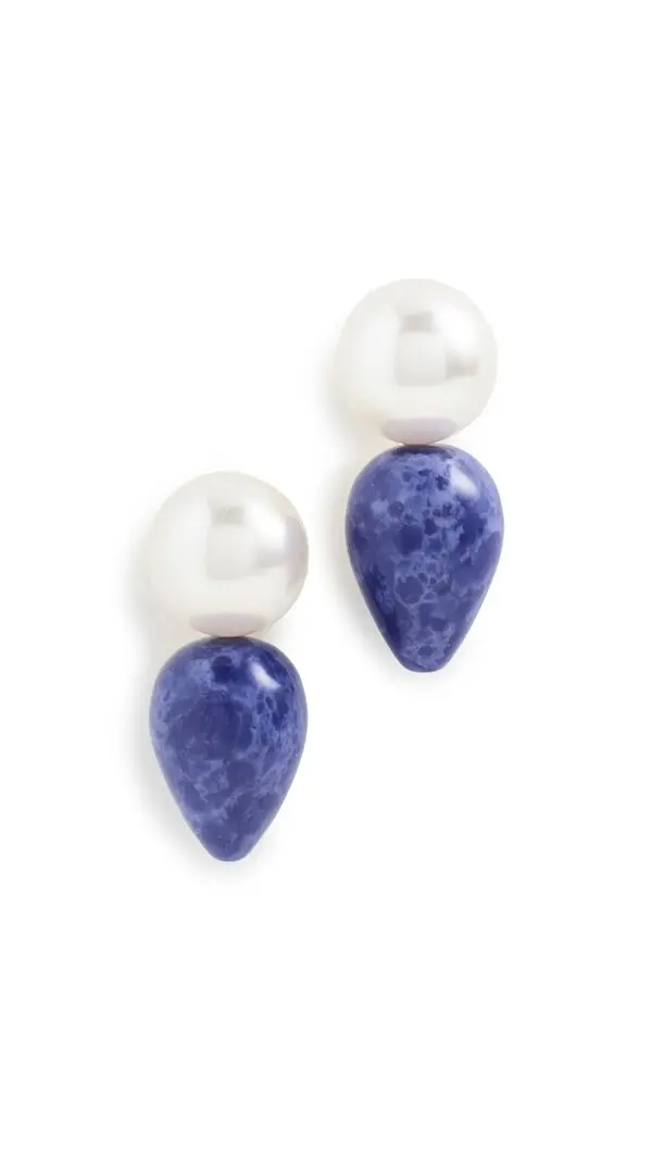 Lele Sadoughi Double Drop Vessel Earring