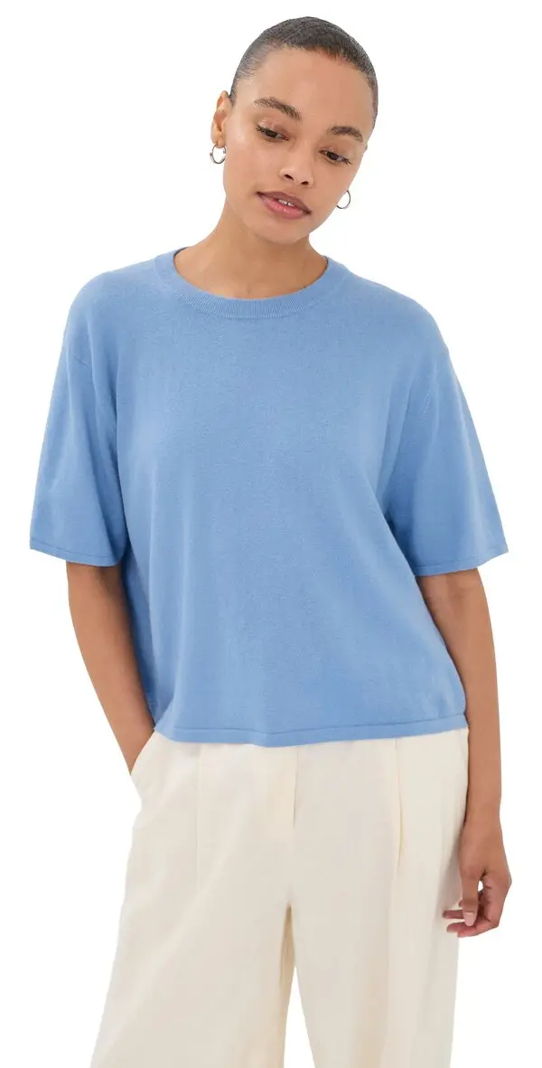 LISA YANG Rubie T-shirt - Soft Sky