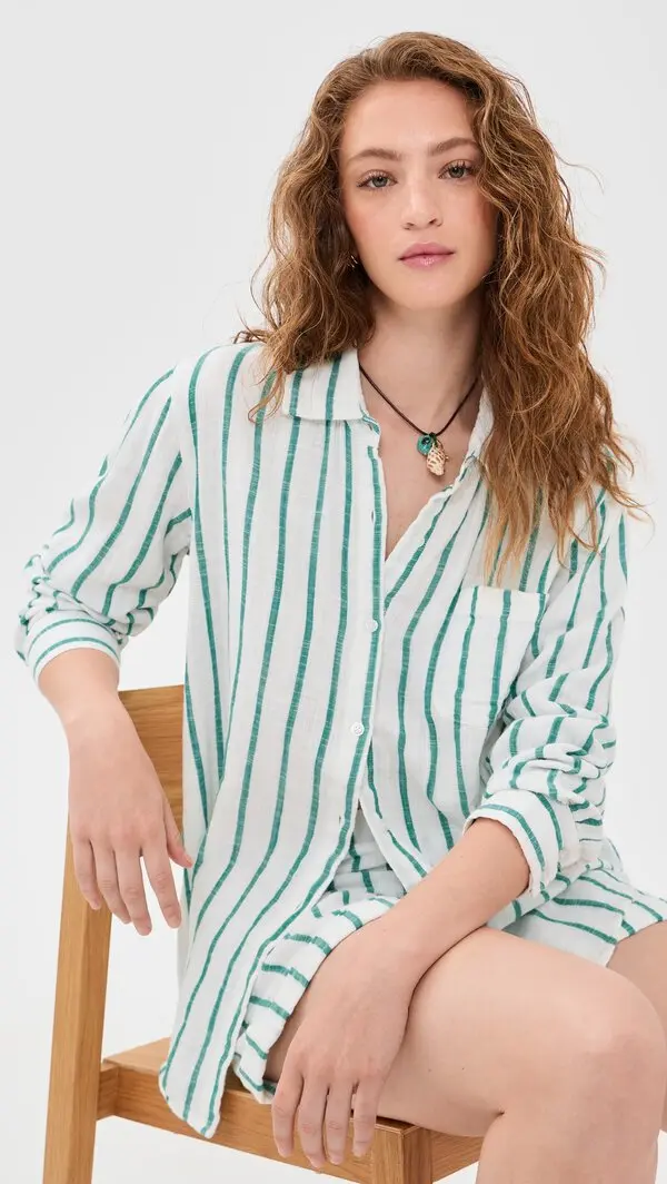 Z Supply Saturdays Stripe Shirt