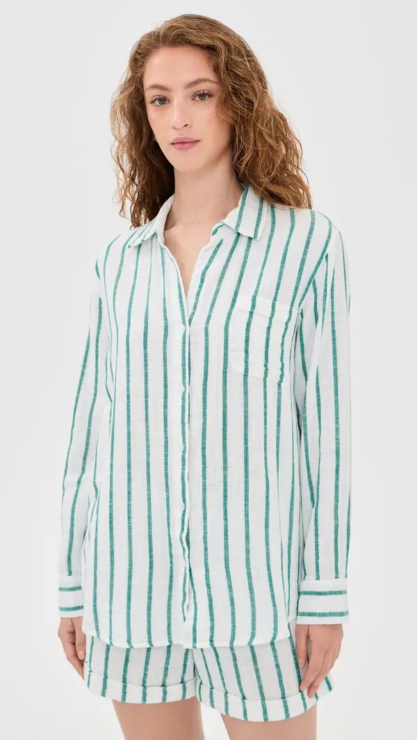 Z Supply Saturdays Stripe Shirt