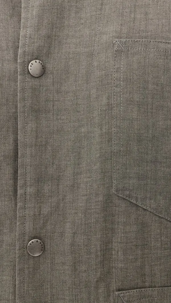 Rag & Bone Calder Linen Workwear Jacket