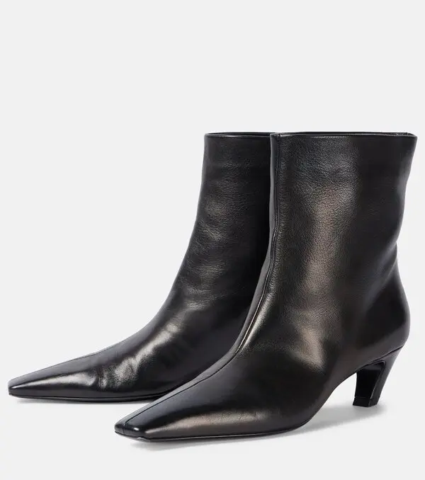 Khaite Arizona Square-toe Ankle Boots