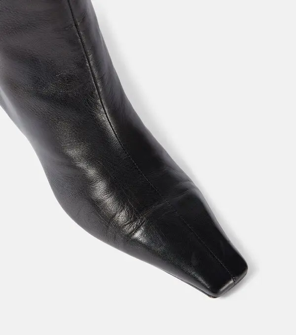 Khaite Arizona Square-toe Ankle Boots