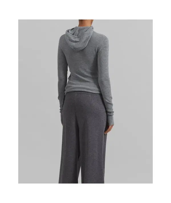 THE FRANKIE SHOP Danae Hooded Knit Top
